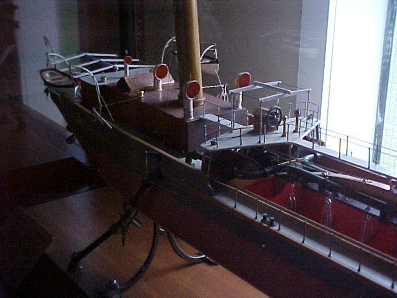 Rubi Seddon model looking aft at wheelhouse; KWC-I-1788 | eHive