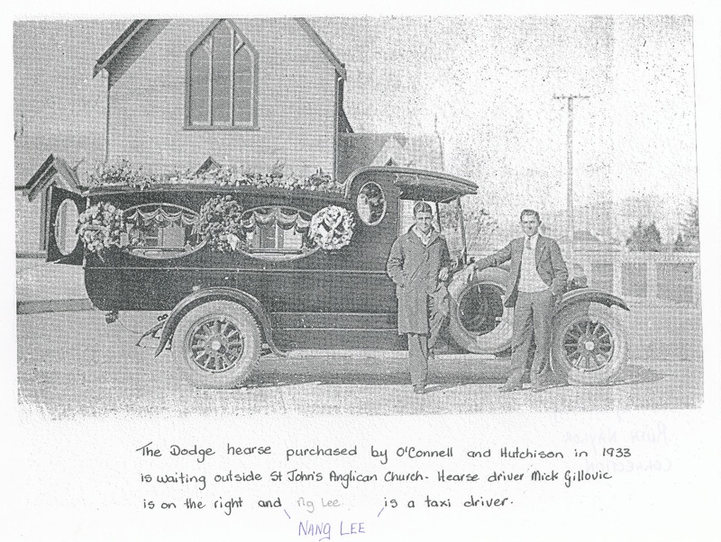 undertakers O'CONNELL & HUTCHISON's 1933 Dodge hearse; KWC-I-2642 | eHive