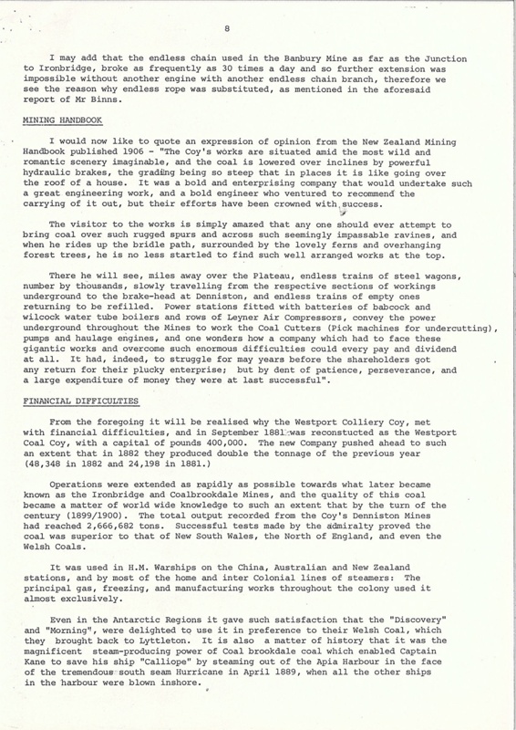 Brief History of Denniston Incline - pg8; KWC-I-936 | eHive