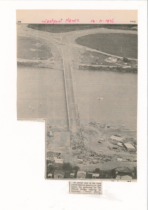 Aerial View of Buller Bridge Opening; KWC-I-1091 | eHive