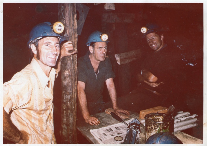 Stockton Miners: Clive Aldridge, Gordon (Hacky) Harris and Joe ...