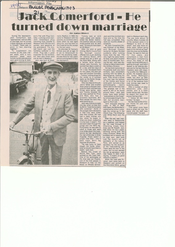 Jack Comerford 1905 - ?; KWC-I-792 | eHive