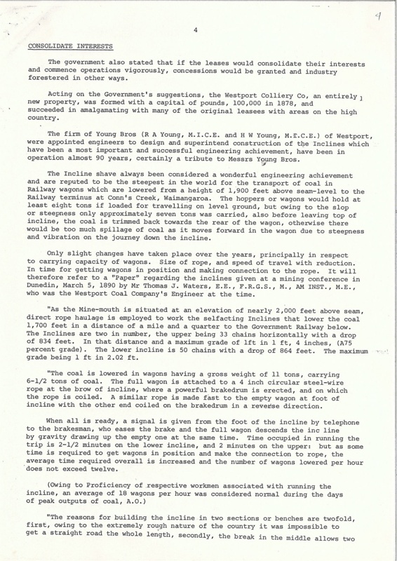 Brief History of Denniston Incline - pg4; KWC-I-932 | eHive