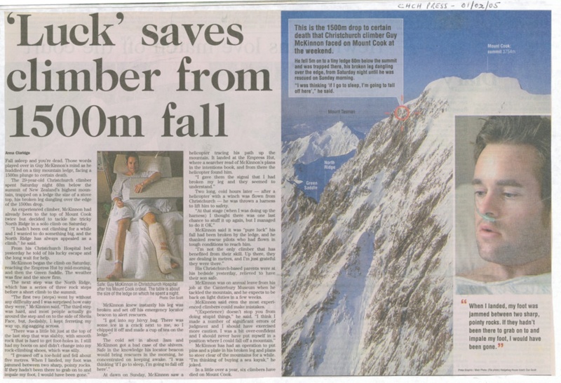 Mt Cook Climber Falls; KWC-I-508 | eHive