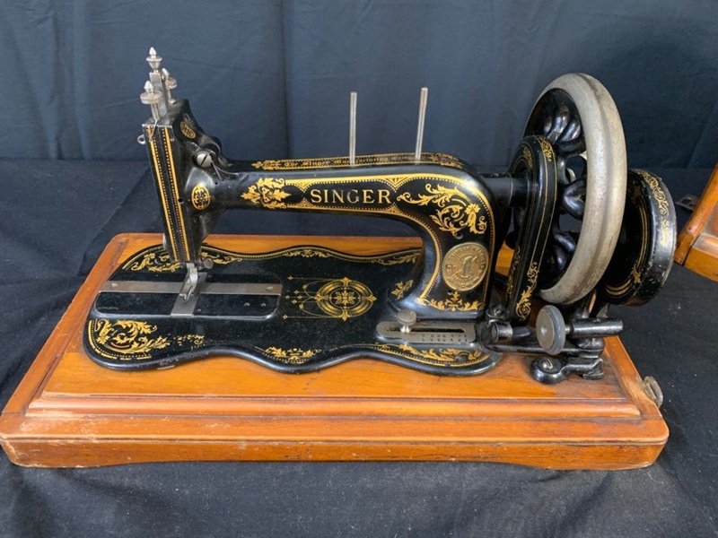 Singer Model 12 sewing machine; Singer Manufacturing Company; 1887 ...