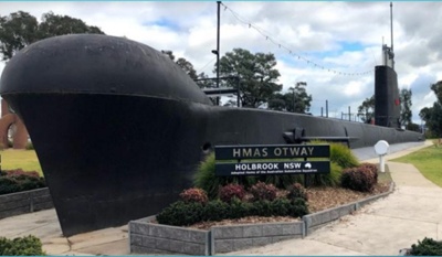 SUBMARINE IN THE PARK. HMAS OTWAY ; ANSM0081.01 | eHive