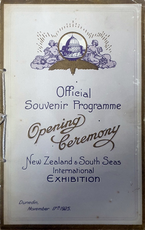 Official Souvenir Programme, Opening Ceremony, New Zealand & South Seas ...