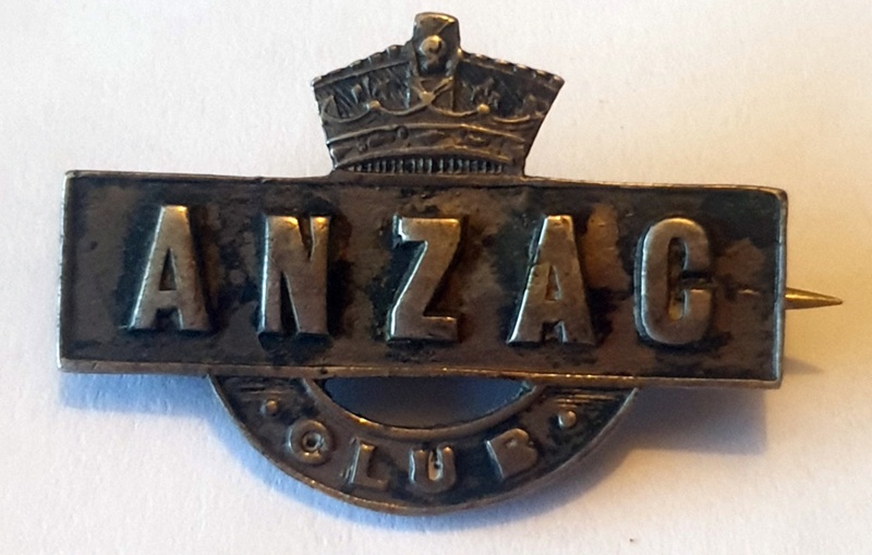 ANZAC Club badge | eHive