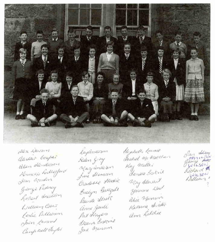Linlithgow Primary School Class 5B 1958-9 with names below ; 08LILHT 02 ...