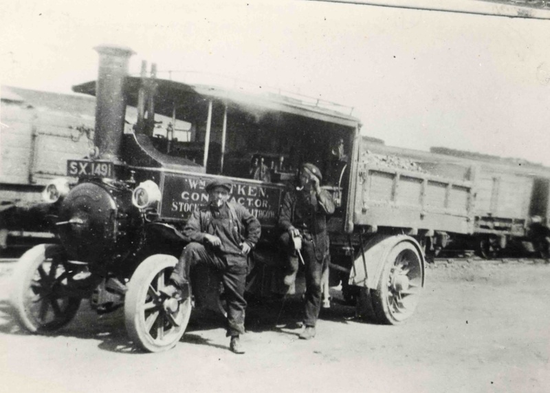 Aitken's steam lorry and crew, 1920s; 08LILHT 29_00 | eHive