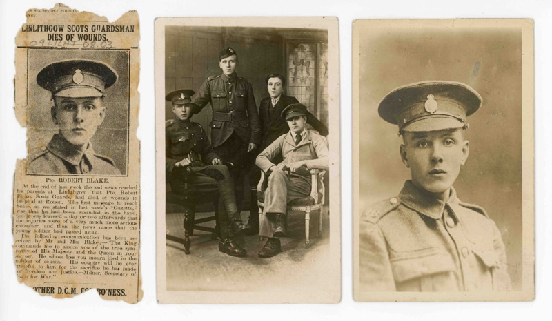 Pte Robert Blake, Scots Guards, died of wounds, Rouen, 12 September ...
