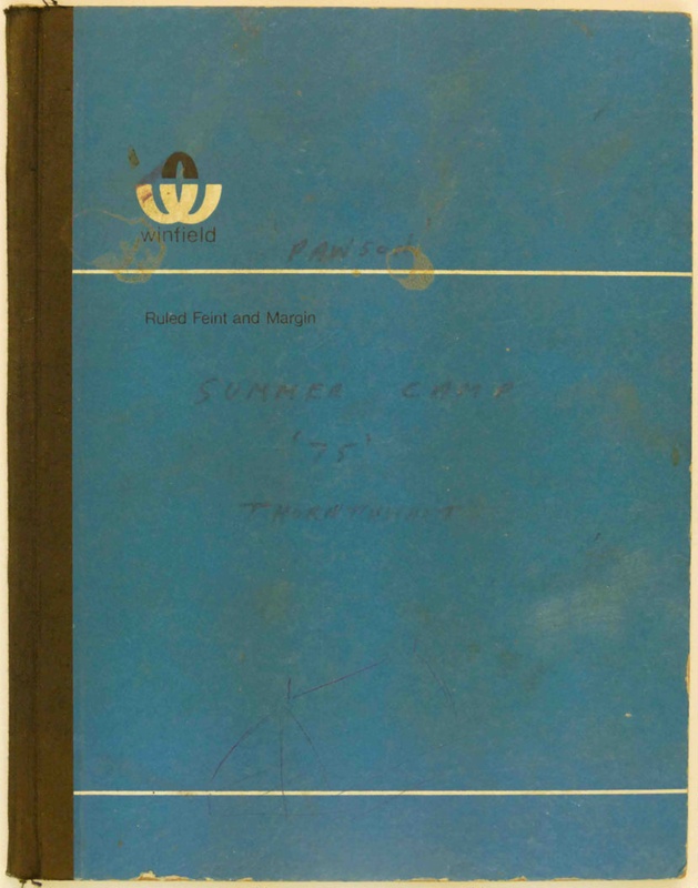 Scout Troop Log Book Thornthwaite Summer Camp 1975; 8th Darlington ...