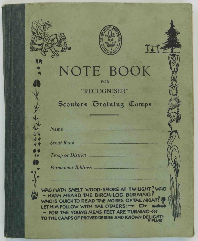 Scout Troop Record Book 1944; 8th Darlington Scout Group; 1944; 8DAR ...