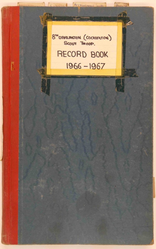 Scout Troop Record Book 1966 - 1967; 8th Darlington Scout Group; 1966 ...