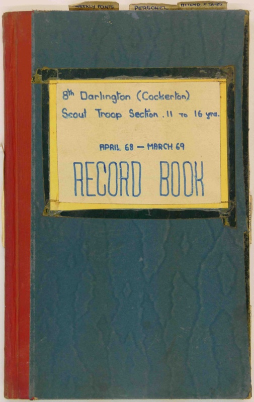 Scout Troop Record Book 1968 - 1969; 8th Darlington Scout Group; 1968 ...