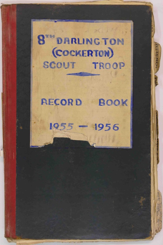 Scout Troop Record Book 1955 - 1956; 8th Darlington Scout Group; 1955 ...