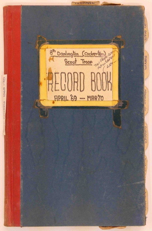 Scout Troop Record Book 1969 - 1970; 8th Darlington Scout Group; 1969 ...