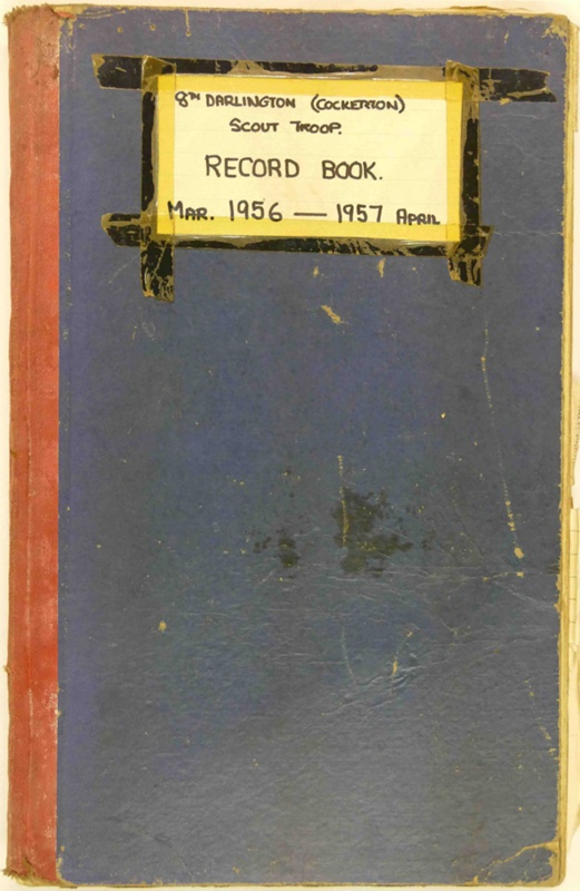 Scout Troop Record Book 1956 - 1957; 8th Darlington Scout Group; 1956 ...