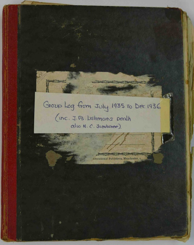 Scout Troop Log Book July 1935 - December 1936; 8th Darlington Scout ...