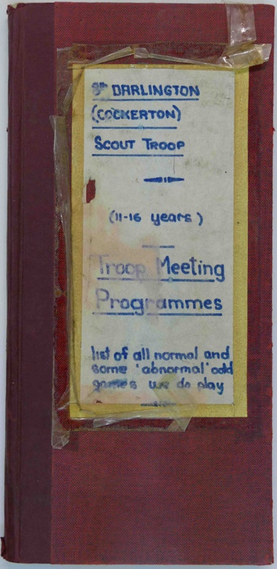 Scout Troop Record Book 1969 - 1972; 8th Darlington Scout Group; 1969 ...