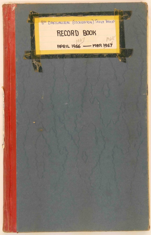 Scout Troop Record Book 1967 - 1968; 8th Darlington Scout Group; 1967 ...