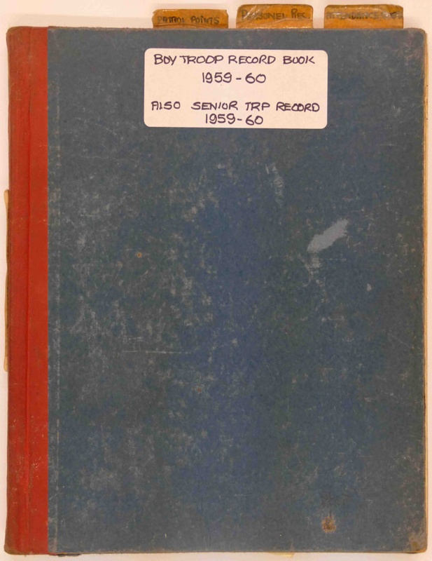 Scout Troop & Senior Troop Record Book 1959 - 1960; 8th Darlington ...
