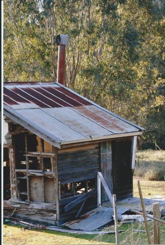 Walls & intact roof & chimney of Jack's shack; 1990's; FODV227 | eHive