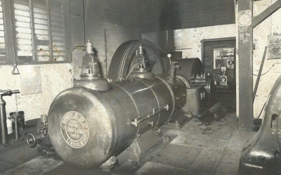 Robey engine inside the mill; 1990's; FODV137 | eHive