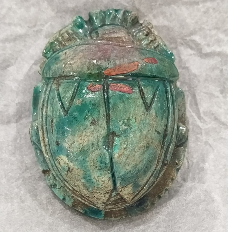Scarab amulet; Unknown; Egypt, Africa; MUC21:GLAHM:D.20 | eHive
