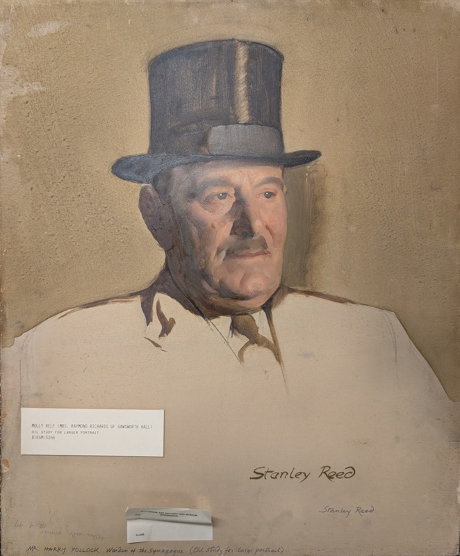 Mr Harry Pollock, Warden of Synagogue; Reed, Stanley (1908-1978); BIKGM ...