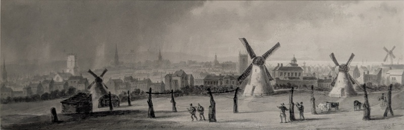 Liverpool from Lime Street 1797; Herdman, William Gawin (1805-1882 ...