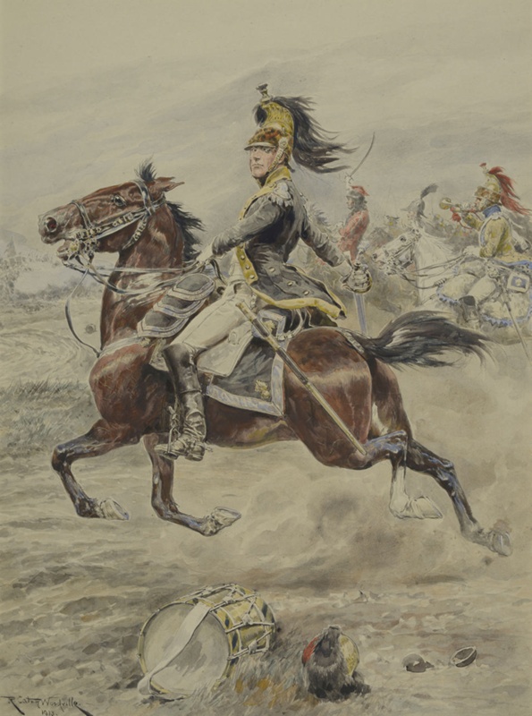 Joachim Murat's Cavalry at Borodino 1812, Charging Napoleonic Era ...