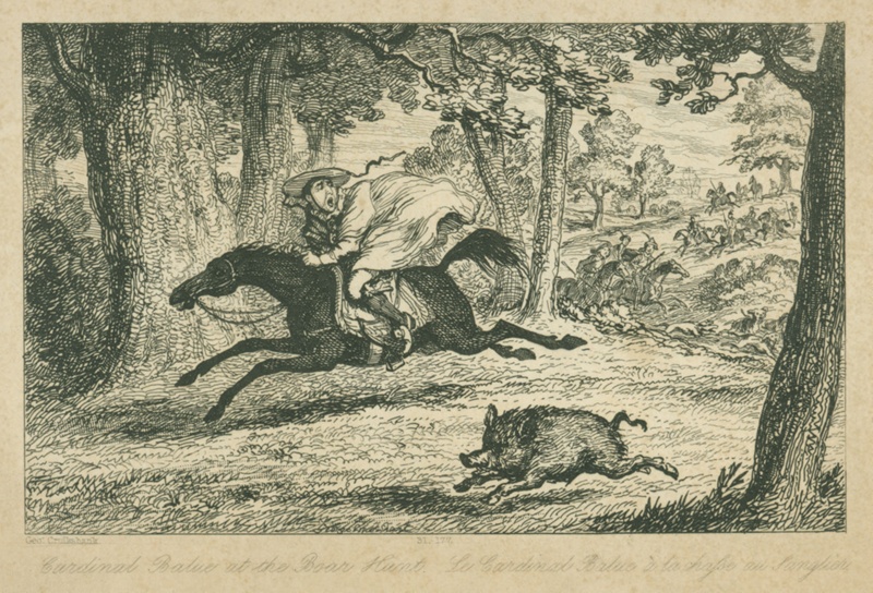 Cardinal Balue At The Boar Hunt Cruikshank George BIKGM 1952bd EHive