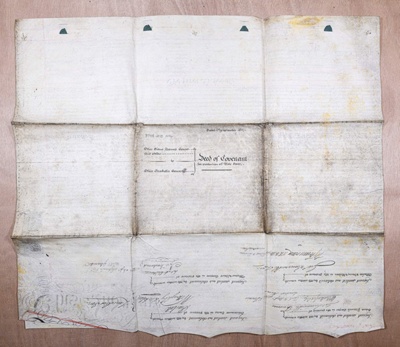 Indenture. Deed of Covenant for production of title deeds Sept 1811 ...
