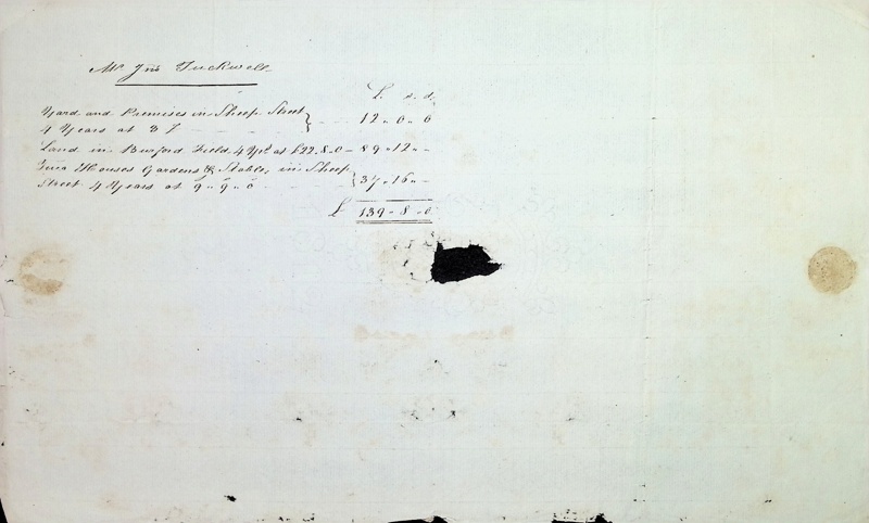 Letter to Mr John Tuckwell demanding payment of rent arrears - 14th ...