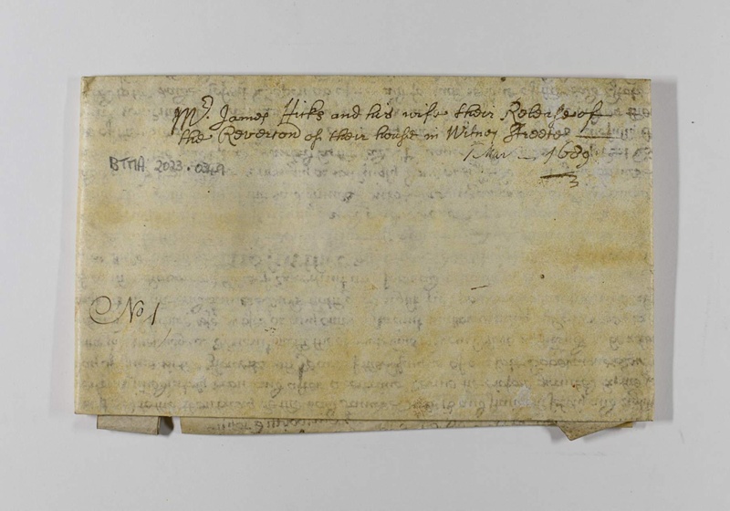 01.03.1689 :Indenture, Tripartite. Henry Allsworth, William Pryor ...