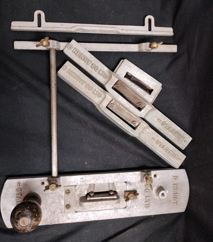 Starkie Wood Working Tool (Planer?) Set, made by D. Henry & Co Ltd; D ...