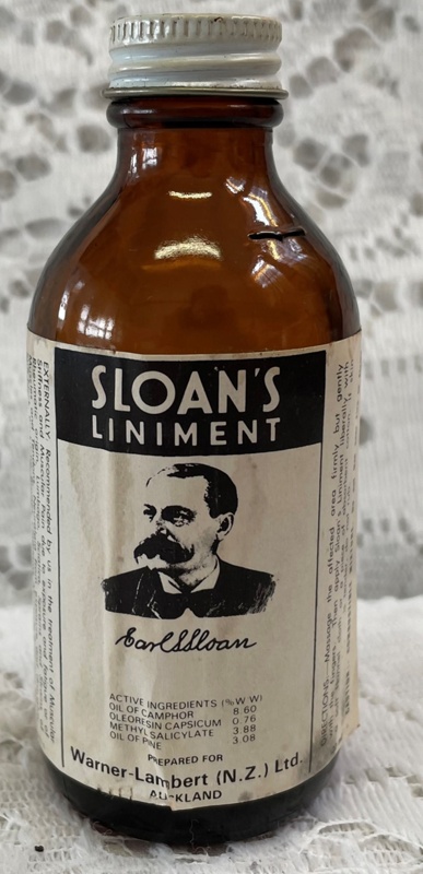 'Sloan's' Liniment Bottle; Warner-Lambert N.Z Ltd; 2022.0256 | eHive
