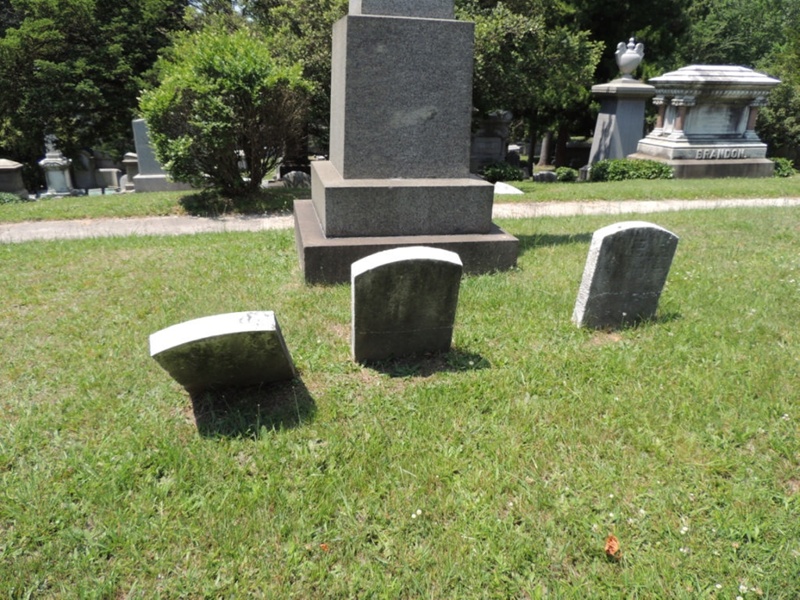 Brandon and Moses Family Gravestones at Shearith Israel's Fourth ...