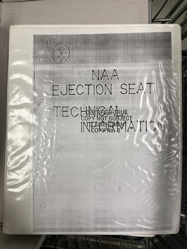 NAA Ejection Seat Technical Information; TAME2022.627 | eHive