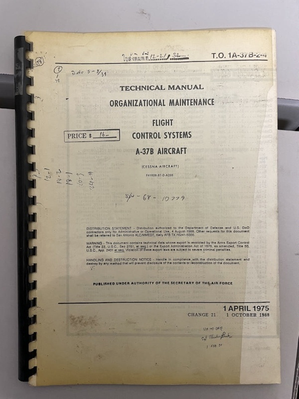 Technical Manual, Organizational Maintenance Flight Control Systems ...