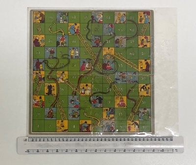 Snakes and Ladders Board Game; Spears Games, J.W. Spear & Sons; ca ...