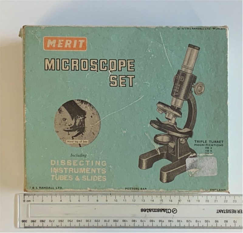 Microscope Set; J & L Randall Ltd.; 1964; 2021.2.90 | eHive