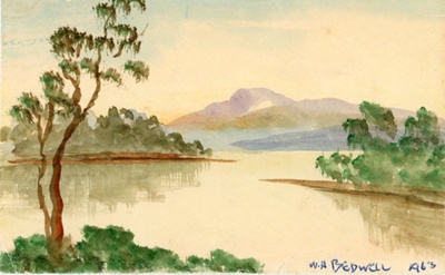 South Coast scene by William H Bedwell (Watercolour painting); J ...