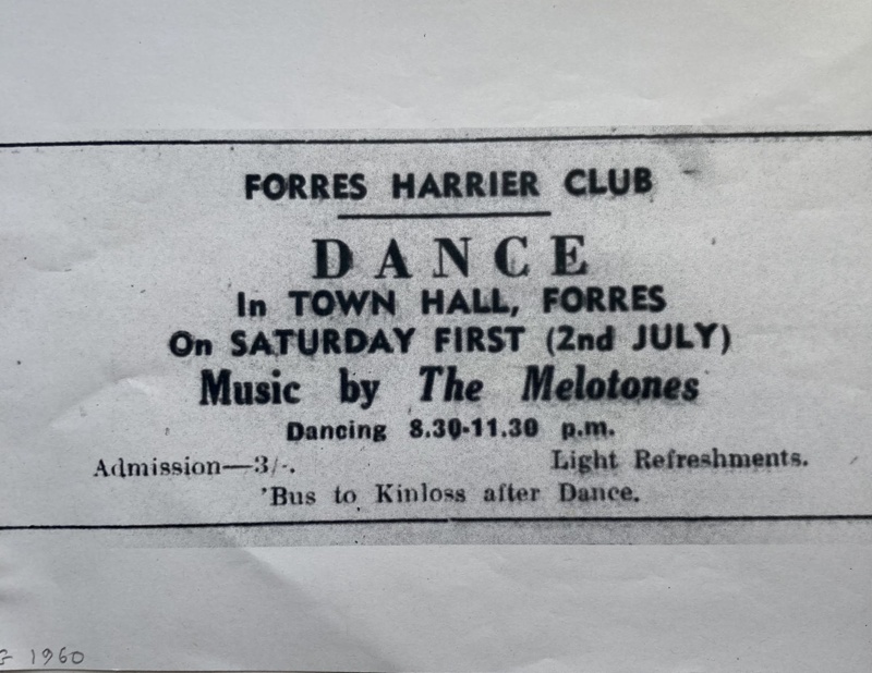 Photograph, Forres Harrier Club Dance at the Town Hall 1960 - Forres ...