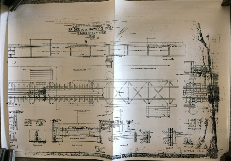 Plans of Dawson River Bridge at Duaringa (Set of 13) Plan 10; A-1807-9 ...