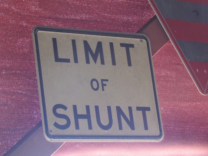Sign - Railway Traffic "Limit of Shunt"; A-0237 | eHive