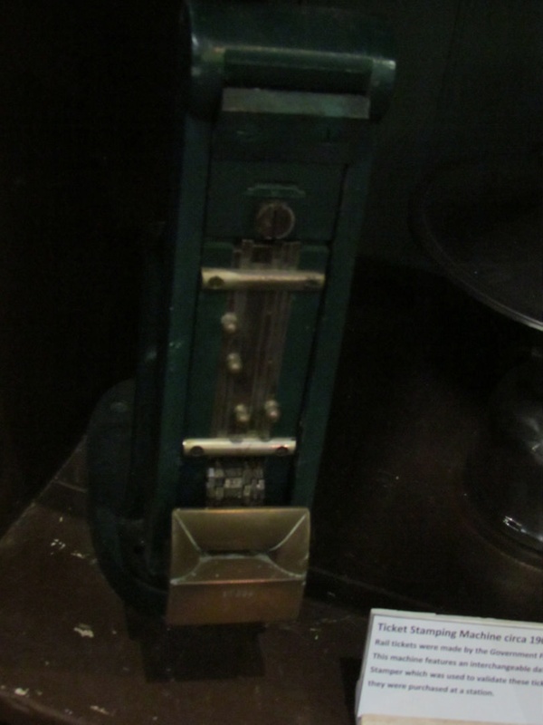 Ticket Stamping machine; c. 1900; A-0039 | eHive
