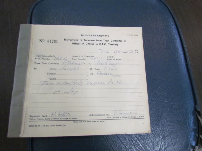 Book - "Instruction to Trainmen from Train Controller or Officer in ...