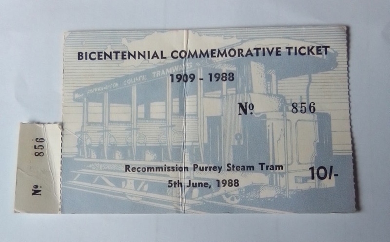 Bicentenary Commemorative ticket NO. 856; A-1355 | eHive